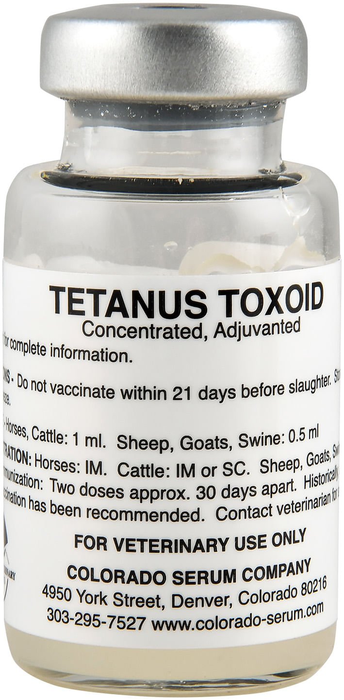 Tetanus Toxoid Vaccine for Cattle, Horses & Livestock — Jeffers
