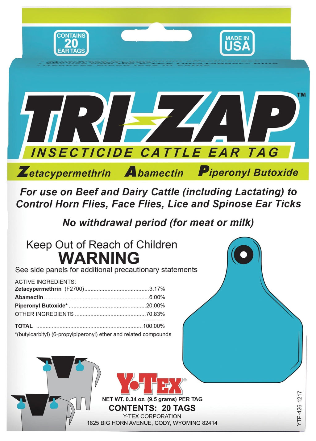 Cattle Insecticide Ear Tags | Quality Livestock Protection — Jeffers