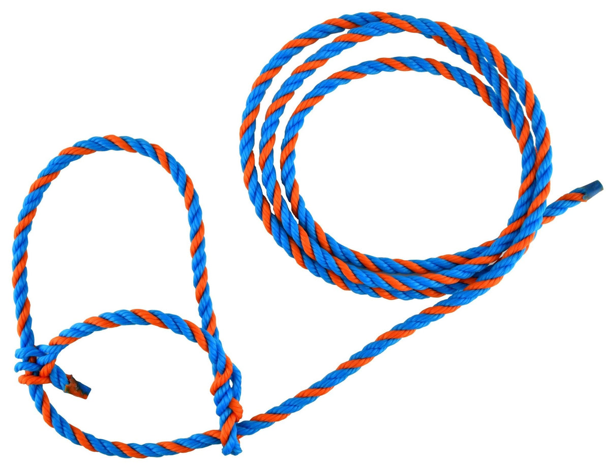Poly Rope Cow Halters with Lead, 7' — Jeffers