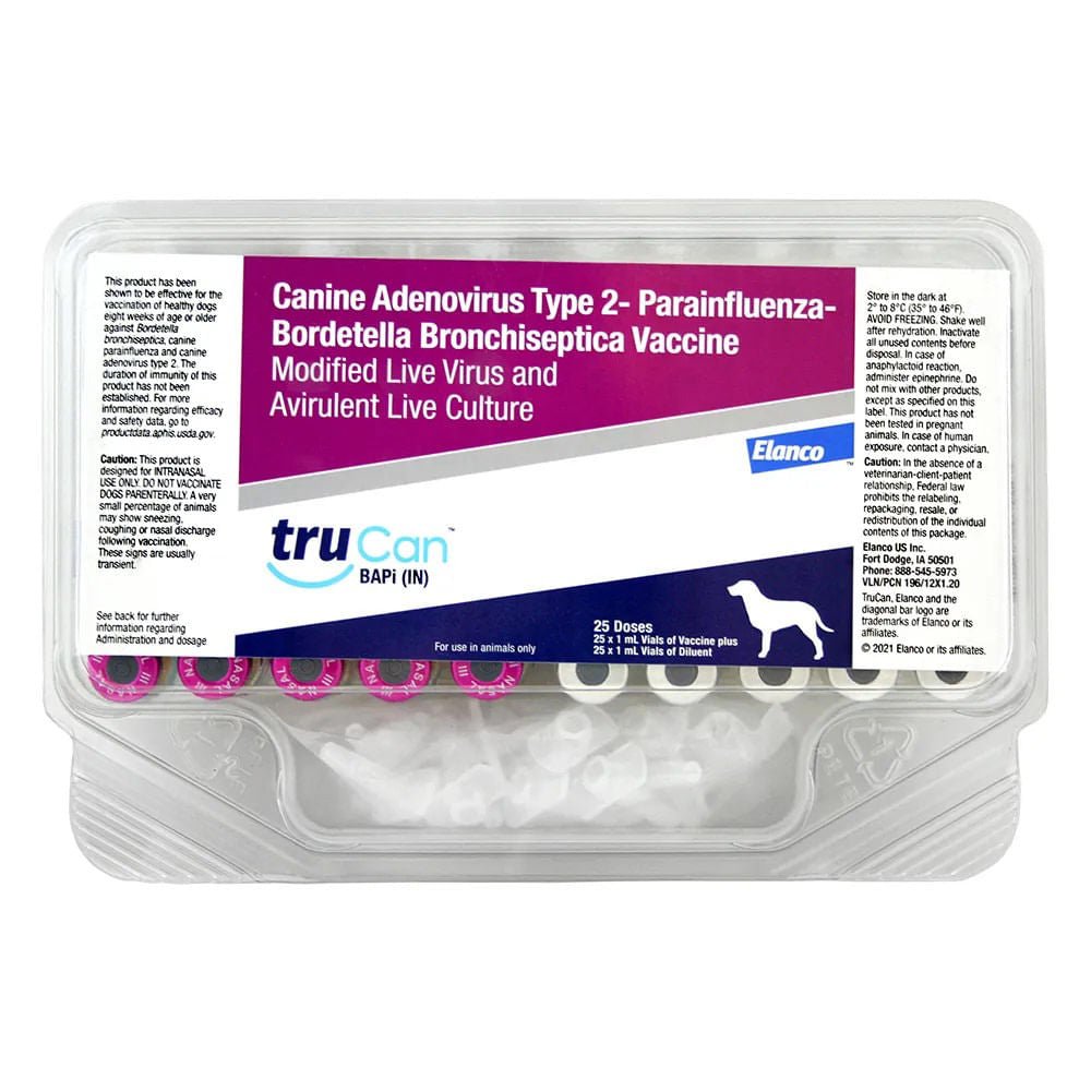 TruCan BAPi Intranasal Dog Vaccine, 25 Doses — Jeffers