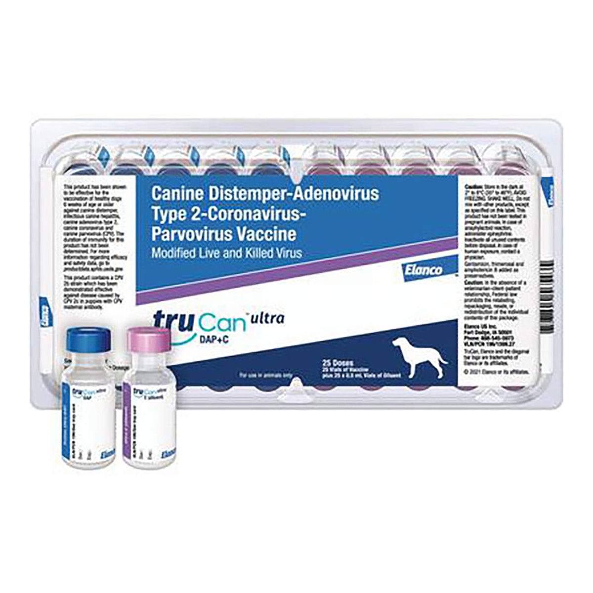 TruCan Ultra DAP+C /Ultra Duramune DAP+C Dog Vaccine, 25 x 0.5ml — Jeffers