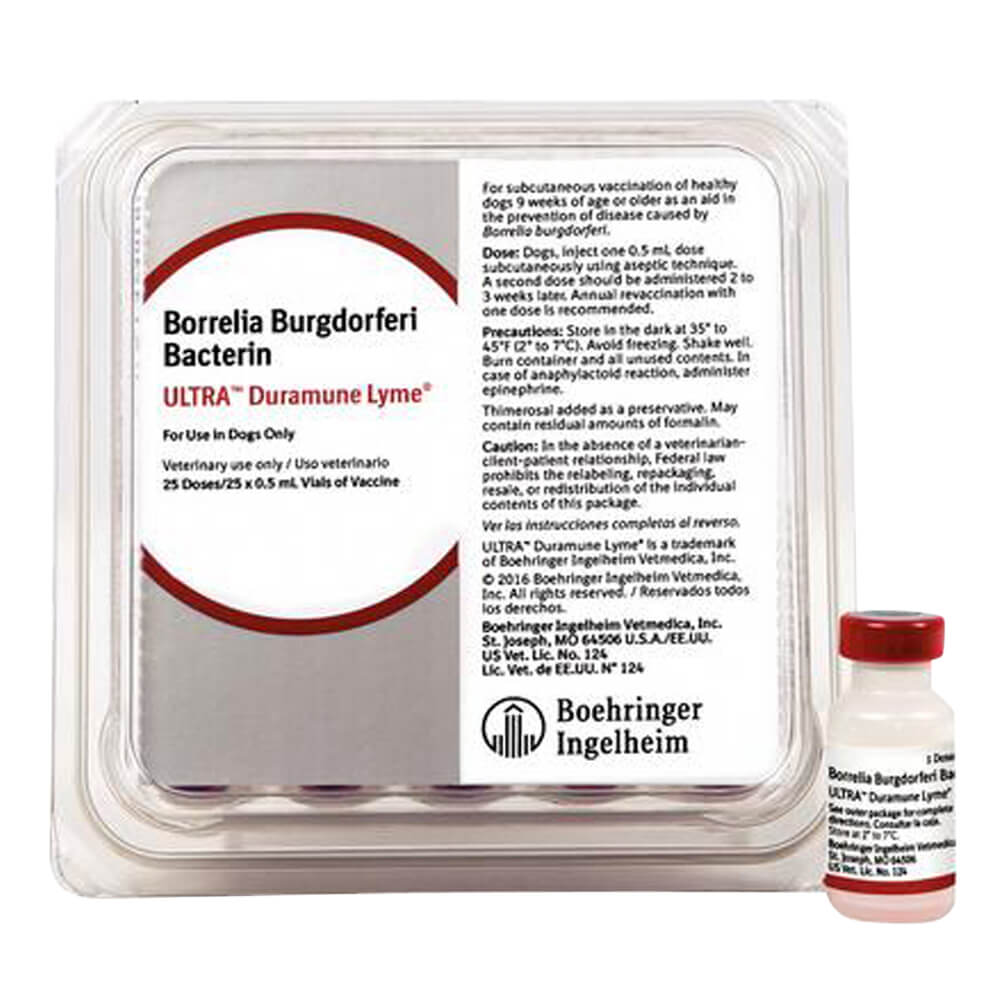 TruCan Ultra Lyme/ Duramune Lyme Dog Vaccine, 25 x 0.5mL — Jeffers