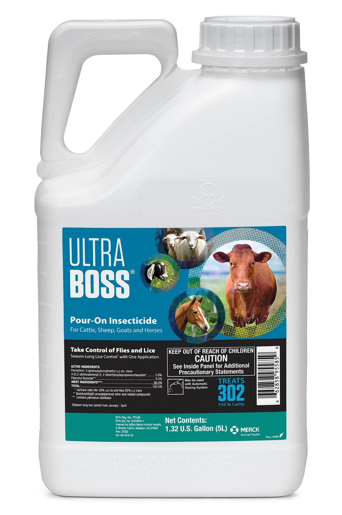 ULTRA Boss Pour-On Insecticide for Horses and Livestock — Jeffers