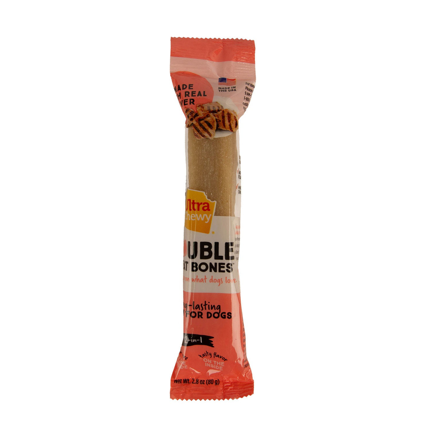 Ultra Chewy Double Treat Bone for Dogs — Jeffers