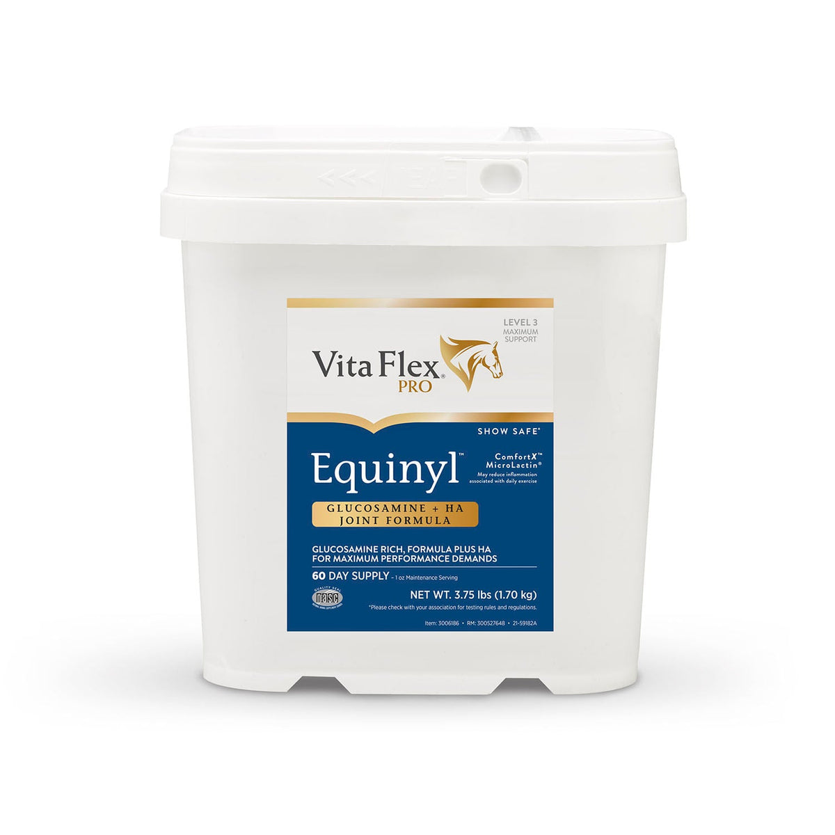 Vita Flex Equinyl Glucosamine Joint Formula + Hyaluronic Acid, 60 Day ...