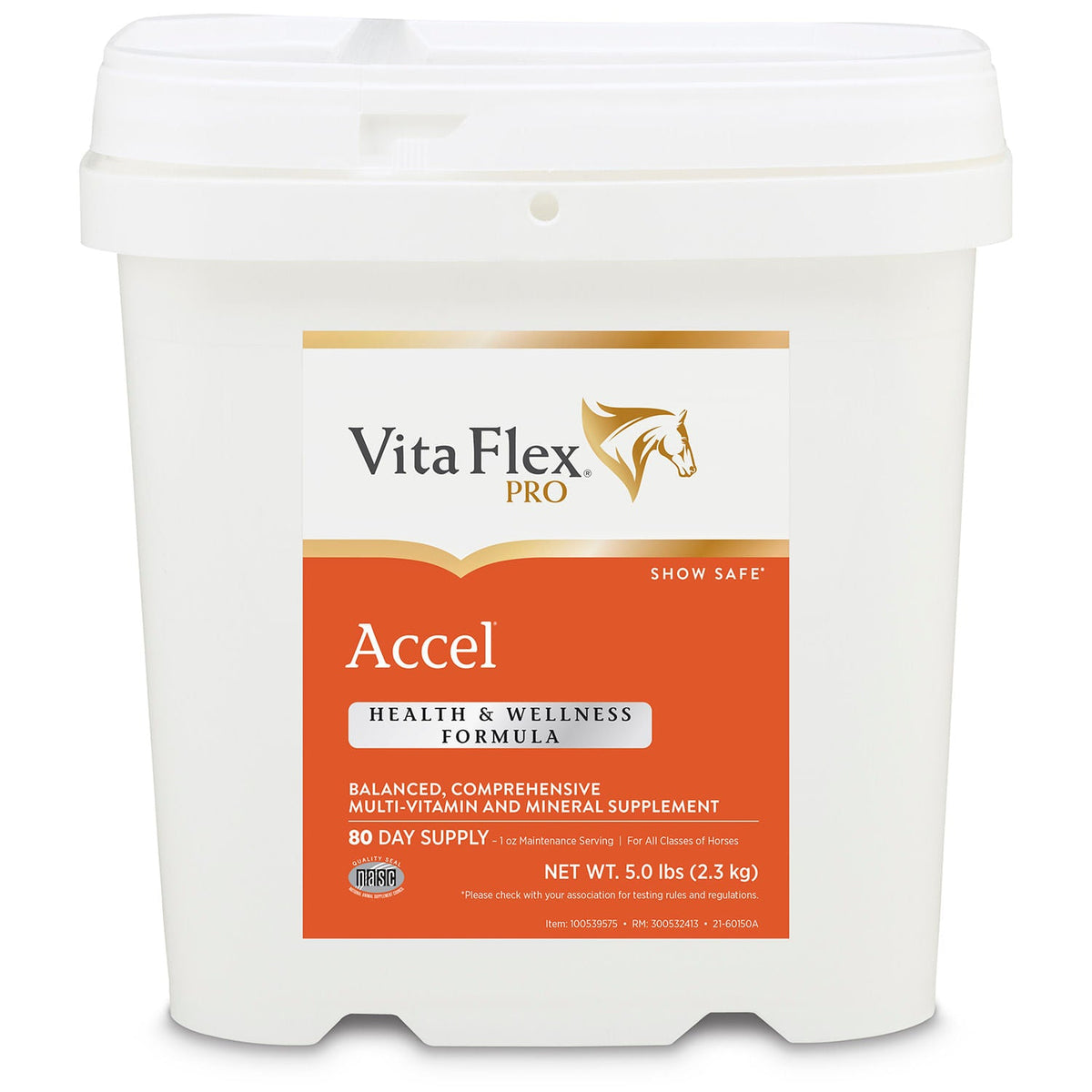 Vita Flex Pro Accel Health & Wellness Formula Supplement for Horses ...
