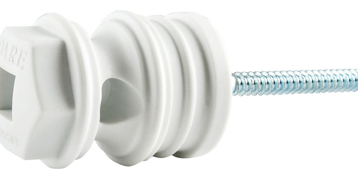 White Hex Head Insulator, Heavy Duty — Jeffers