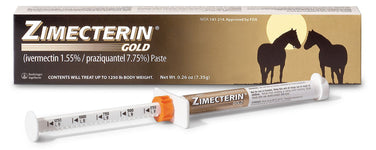 Zimecterin Gold Horse Wormer (Paste), Single dose — Jeffers
