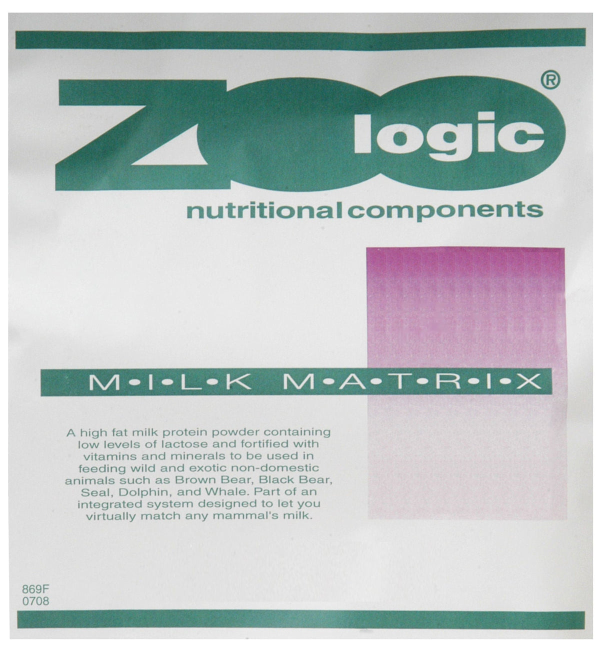 Milk Matrix Animal Milk Replacer by Zoologic — Jeffers